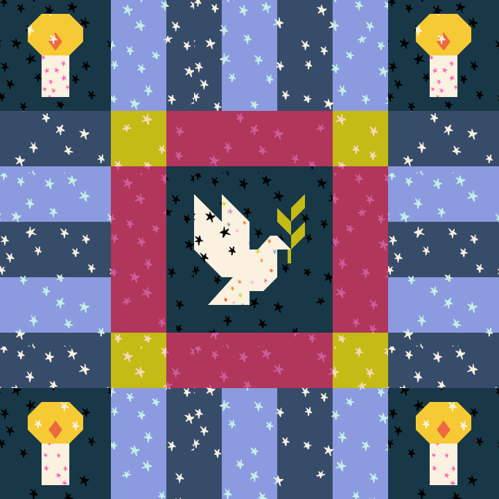 Pieced For Peace Quilt Mock-Up