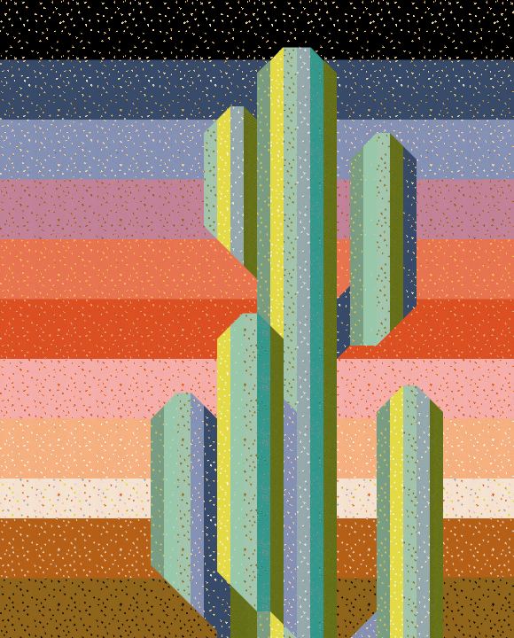 Saguaro Quilt Mock-Up